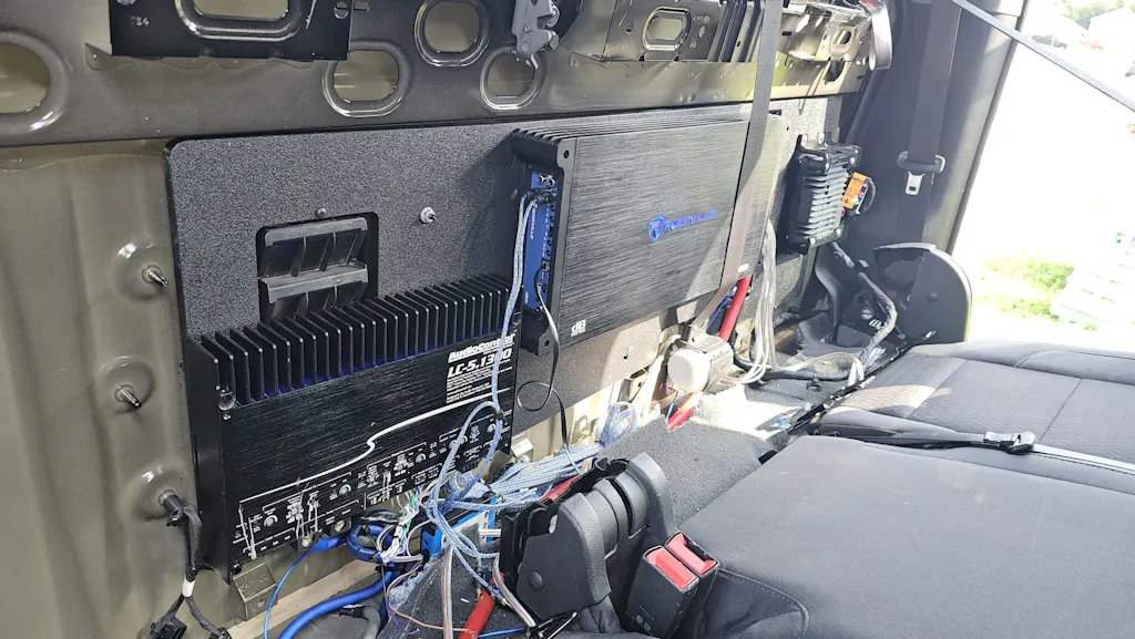 Custom Made Amplifier Rack/Plate/Board - Compatible with 2019-2024 GMC ...