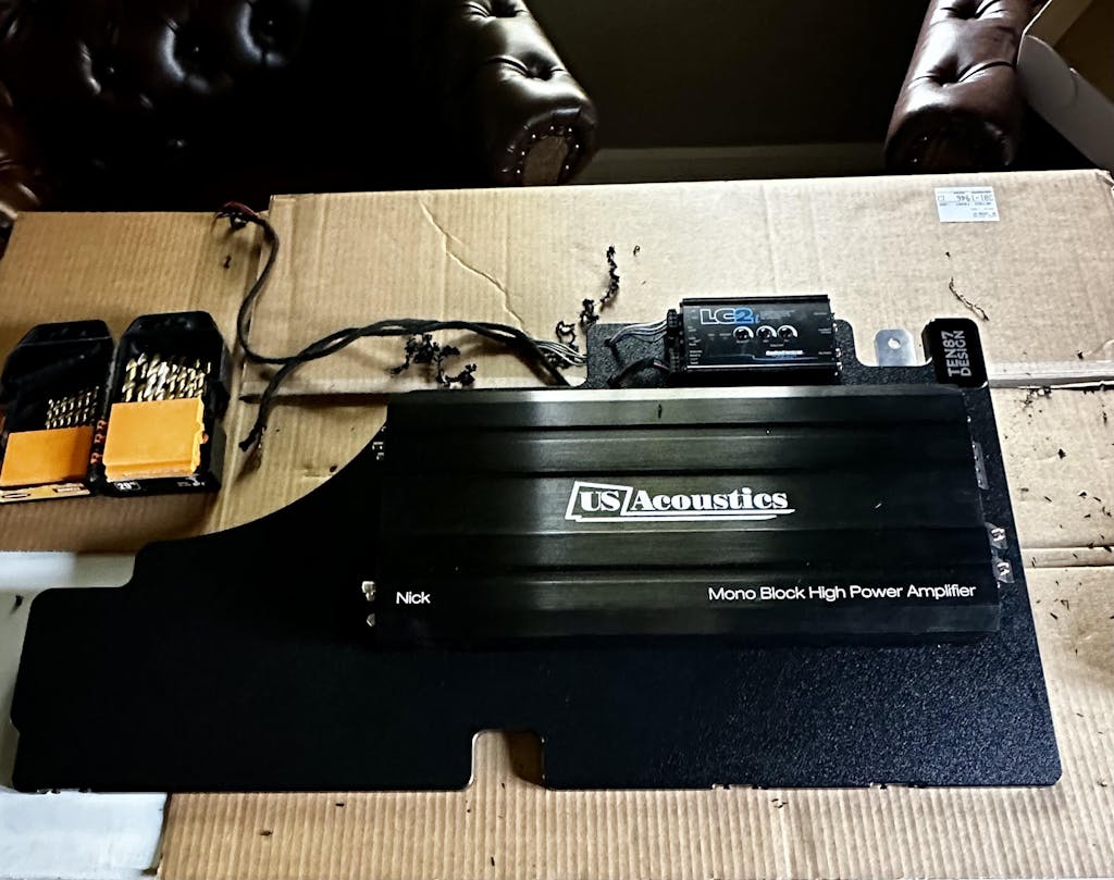 Custom Made Amplifier Rack/Plate/Board - Compatible with 2015-2024 For ...