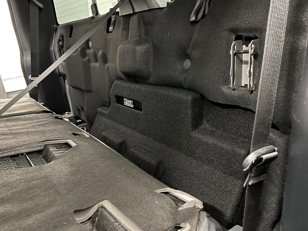 Ford F-Series Truck Custom Behind the Seat Vented Subwoofer Enclosure ...