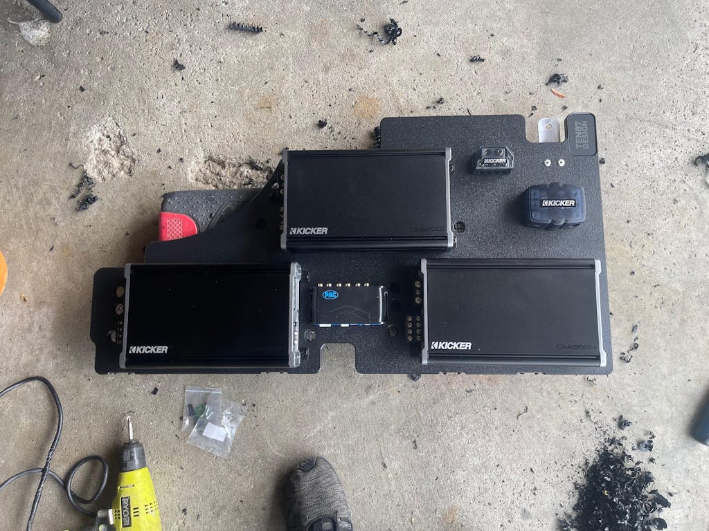 Custom Made Amplifier Rack/Plate/Board - Compatible with 2015-2024 For ...