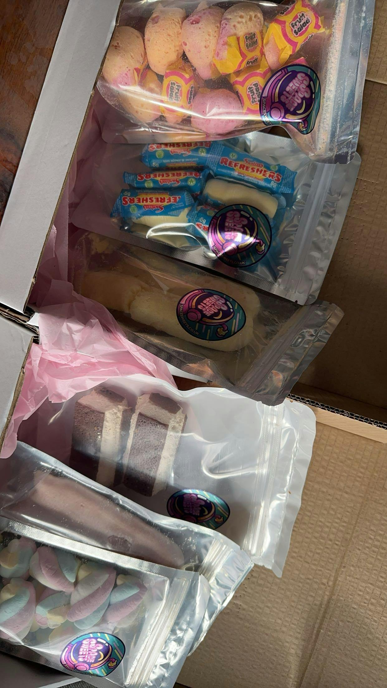 Halal Freeze Dried Sweets Mystery Box - SpaceSweets Freeze Dried Sweet ...