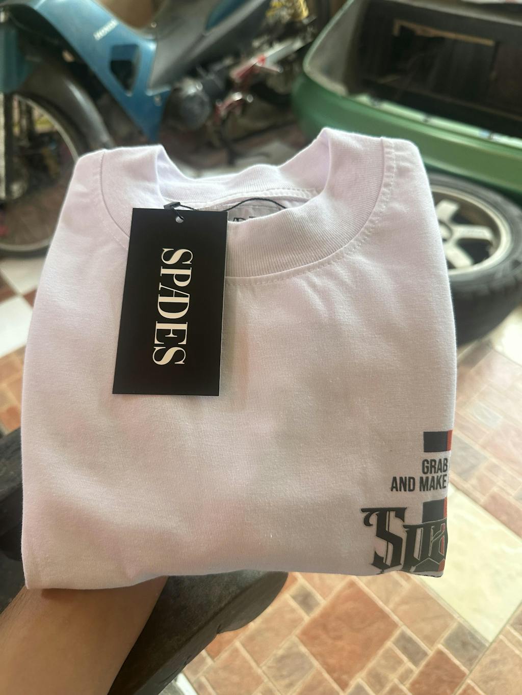 Spades Winners Flag Boxy Tee White – SPADES