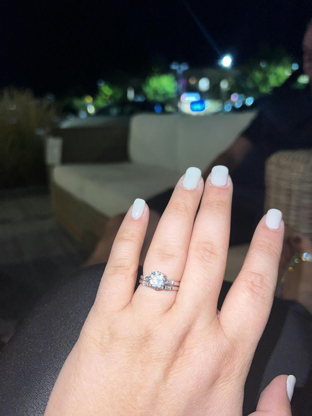 14K Yellow Gold Double Wave Curved Thumb Ring