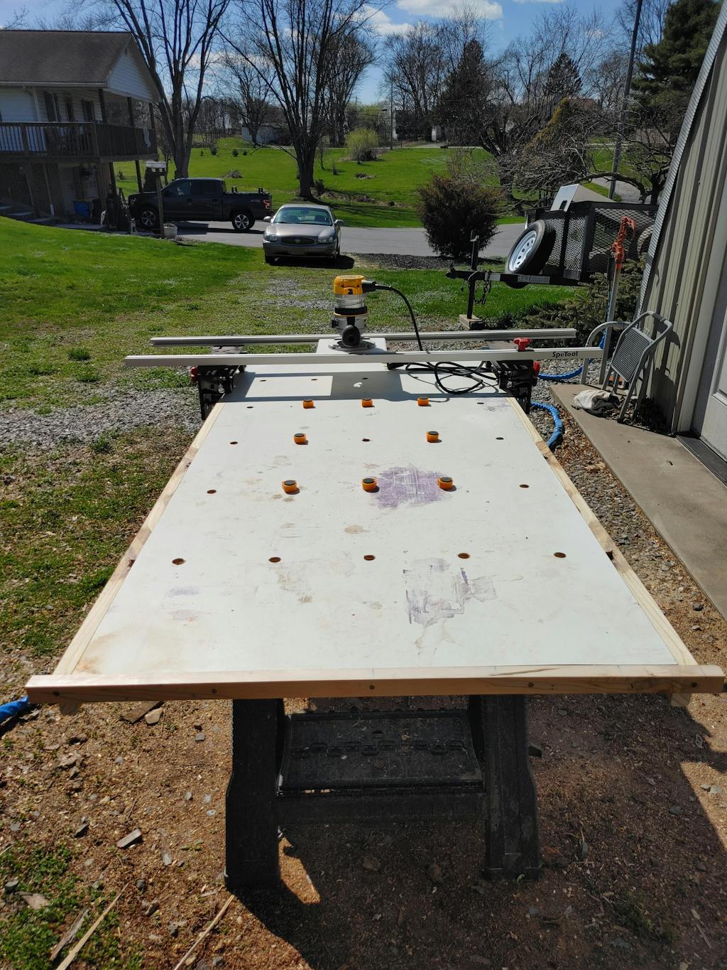 SpeTool Router Sled for Slab Flattening Maximum processing width 120cm