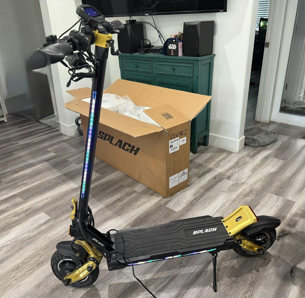 SPECIAL DEAL! SPLACH Thunder: Silky Smooth Dual Motor Electric Scooter ...