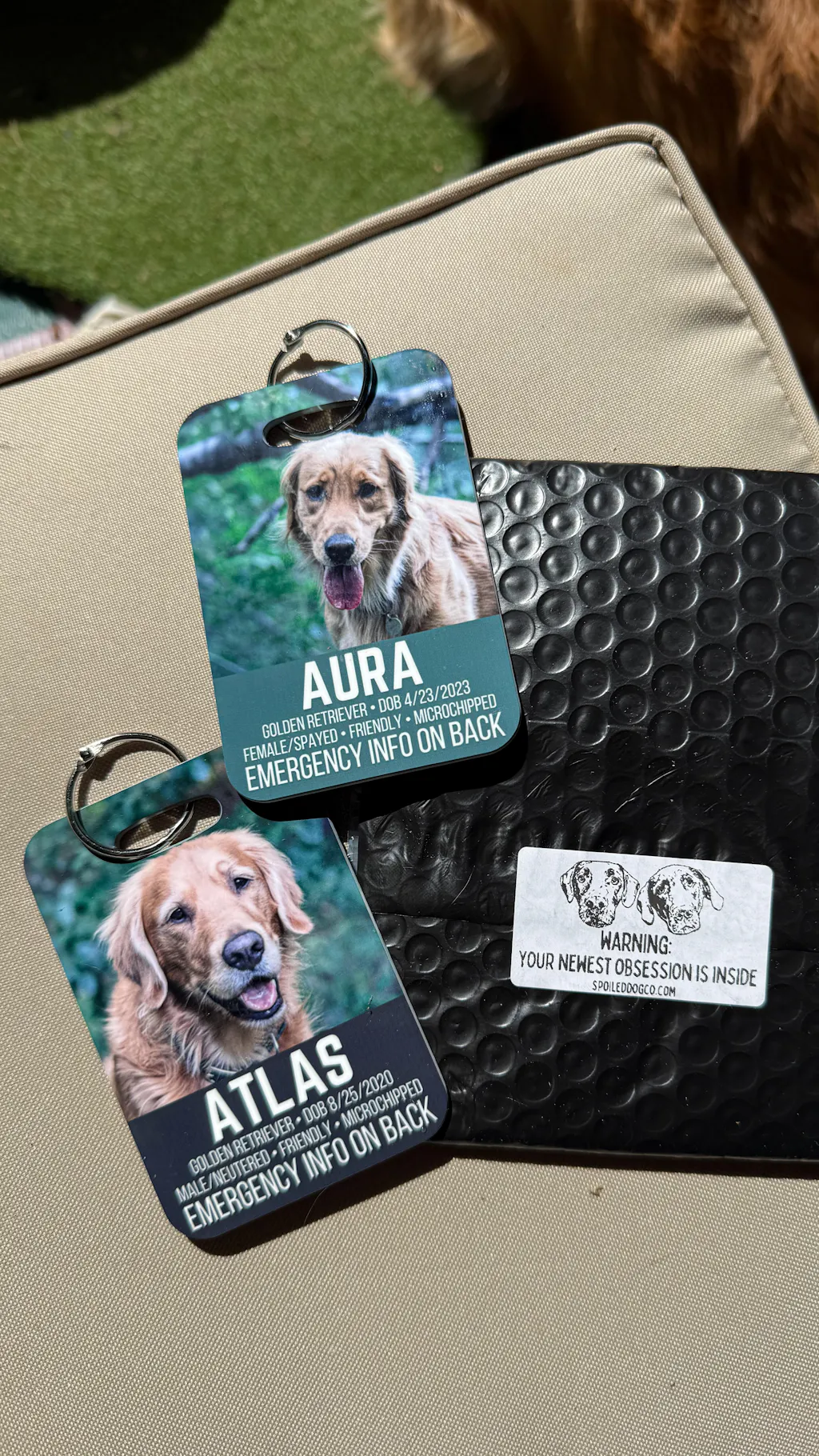 Emergency Information Crate Tag – Spoiled Dog Co.