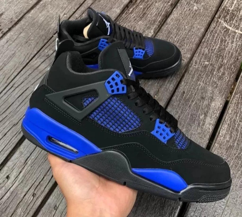 Air Jordan 4 "Blue Thunder" sneakers (Men's) – Sports Style Universe