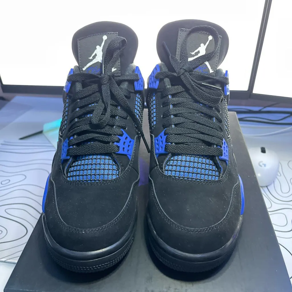 Air Jordan 4 "Blue Thunder" sneakers (Men's) – Sports Style Universe