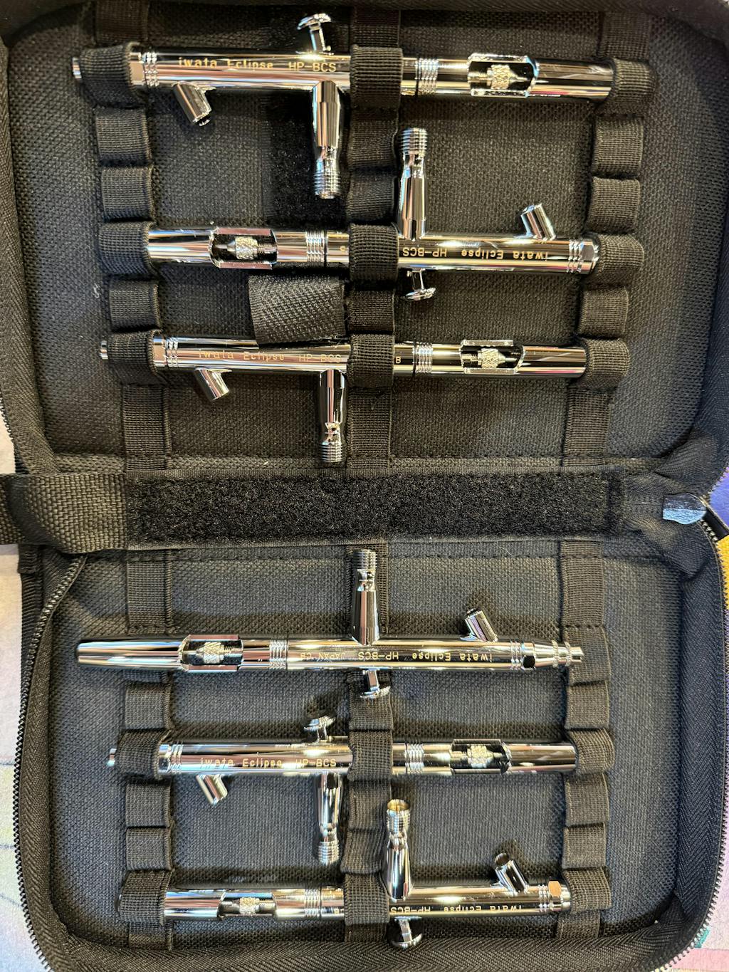 Iwata Eclipse HP-BCS 6-Pack with Zippered Airbrush Case - SprayGunner