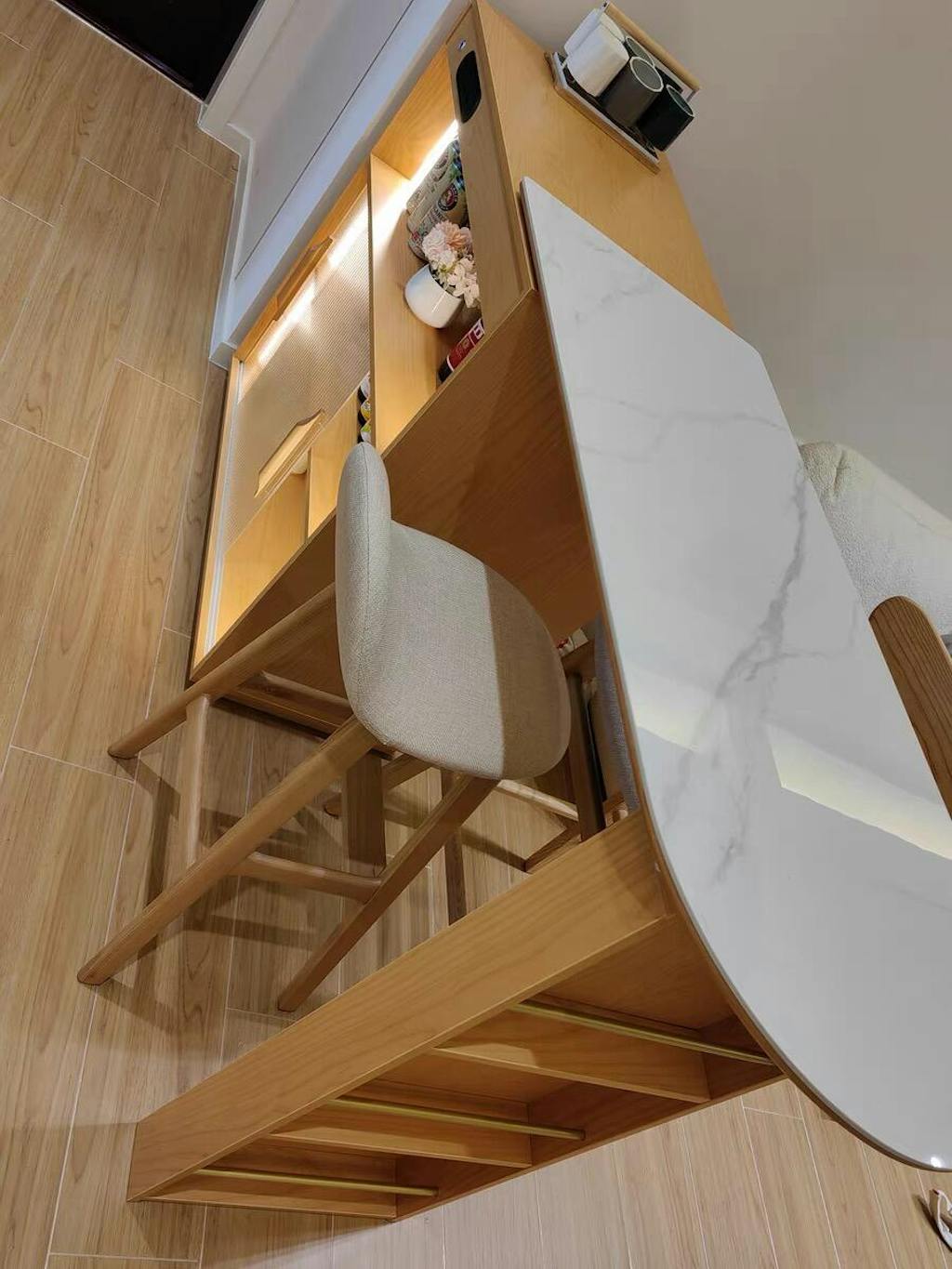 360 Degree Rotating Bar Table with Double Side Storage Cabinet – SPS ...