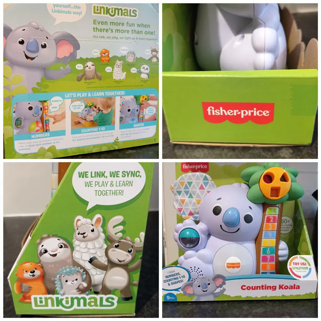 Fisher-Price Linkimals Counting Koala Musical Infant Toy – Square Imports