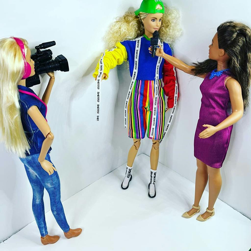 Barbie 60th Anniversary Careers News Anchor Doll with Accessories ...