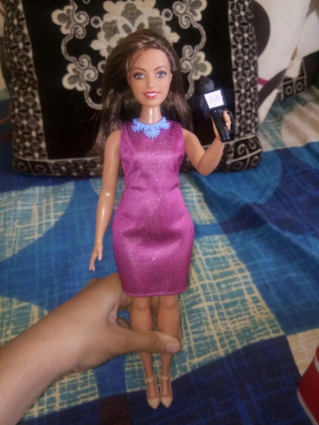 Barbie 60th Anniversary Careers News Anchor Doll with Accessories ...