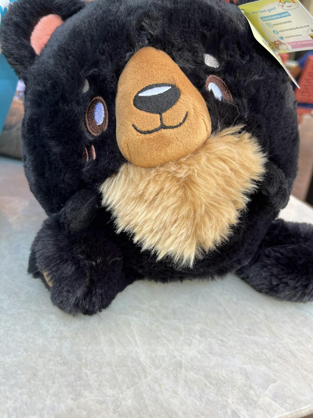 Mini Squishable Black Bear