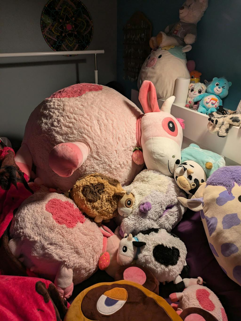 Massive Squishable Strawberry Cow