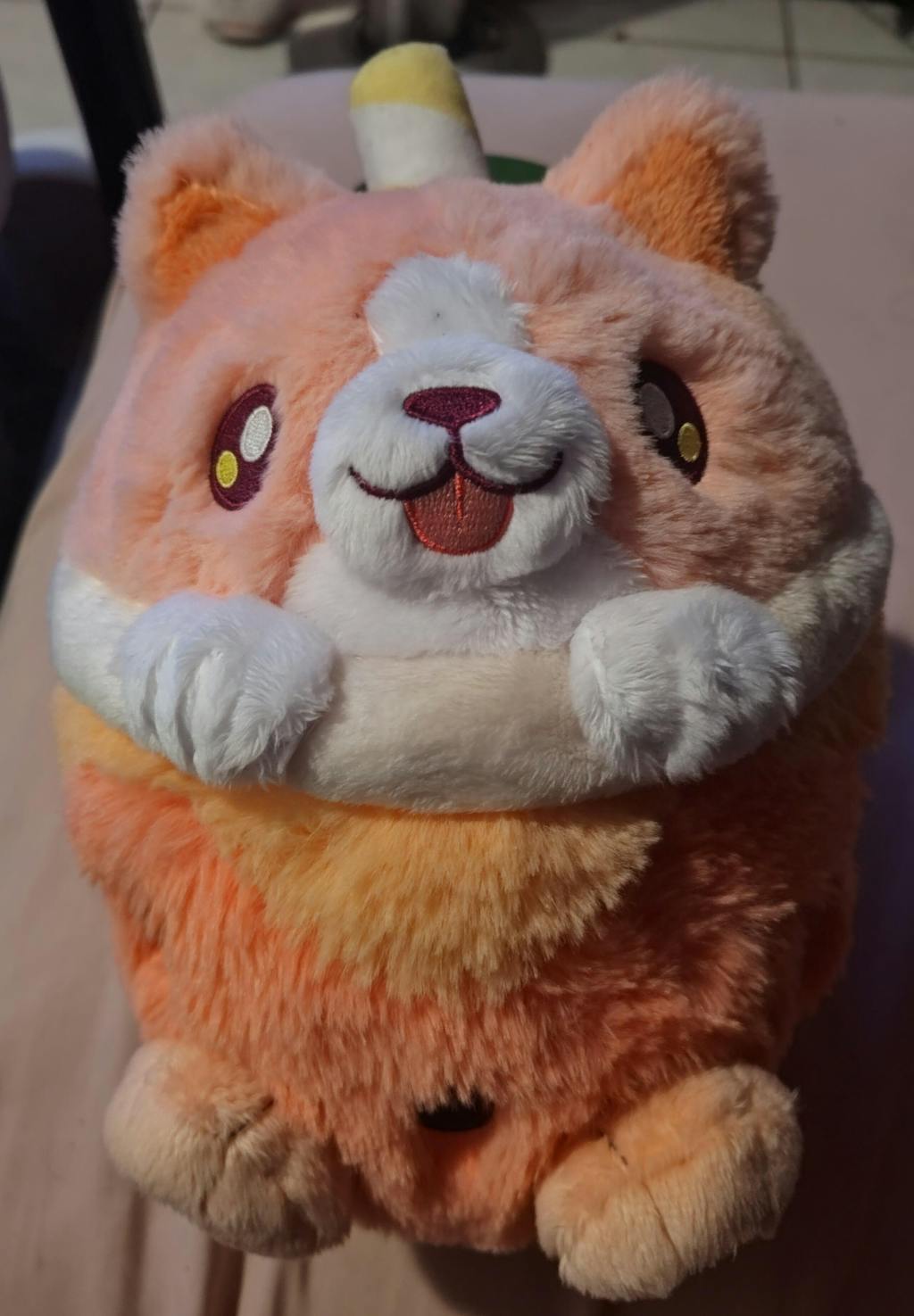 Mini Squishable Corgi Bubble Tea