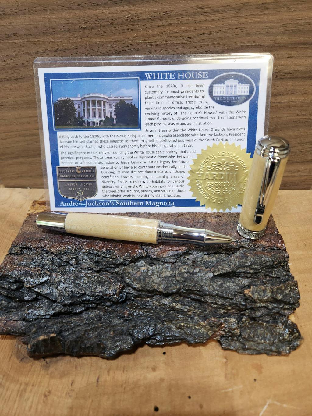 Andrew Jackson's Southern Magnolia – White House – Stadium Pen Blanks
