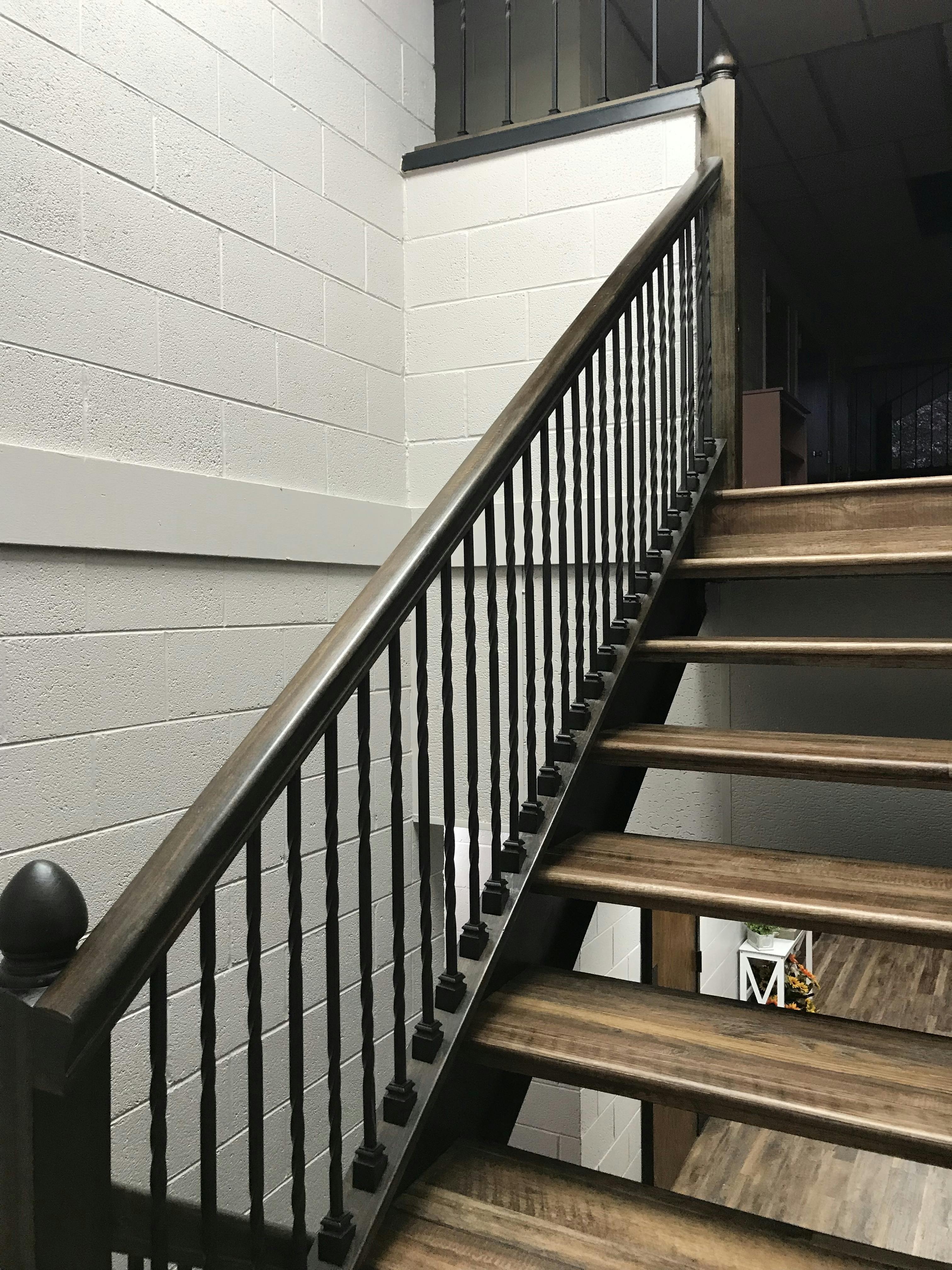 Traditional 2-1/4"W x 2-3/8"H 6010 Handrail - Stair Parts USA