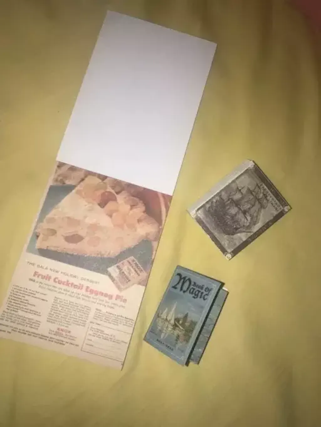 Vintage Time Travel Scrapbook Paper Book | Stamprints