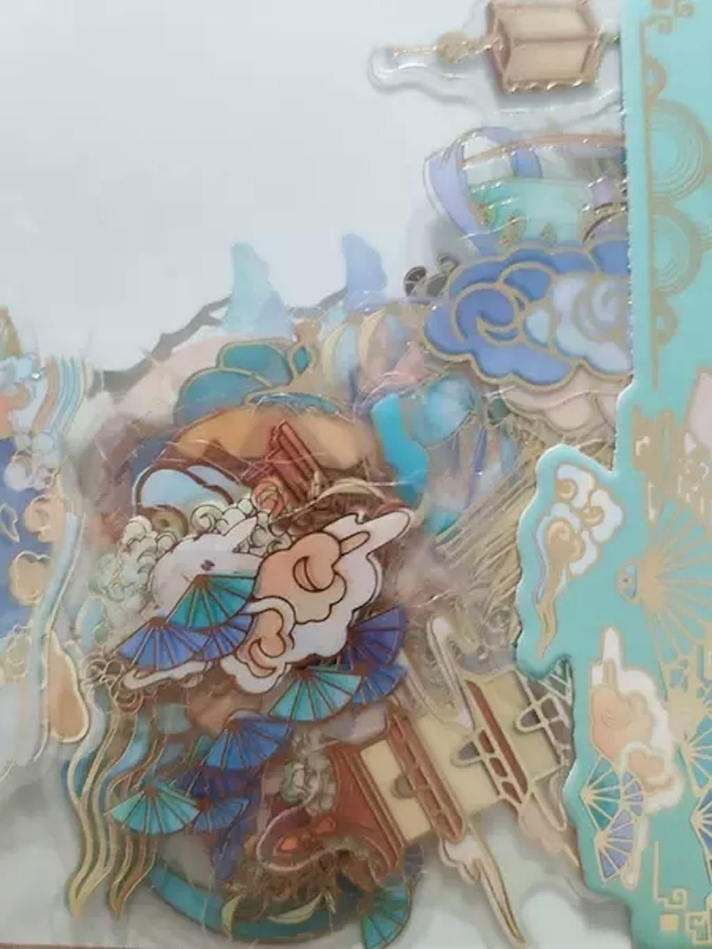 Traditional Chinese Style Gold Foil Sticker Set | Stamprints