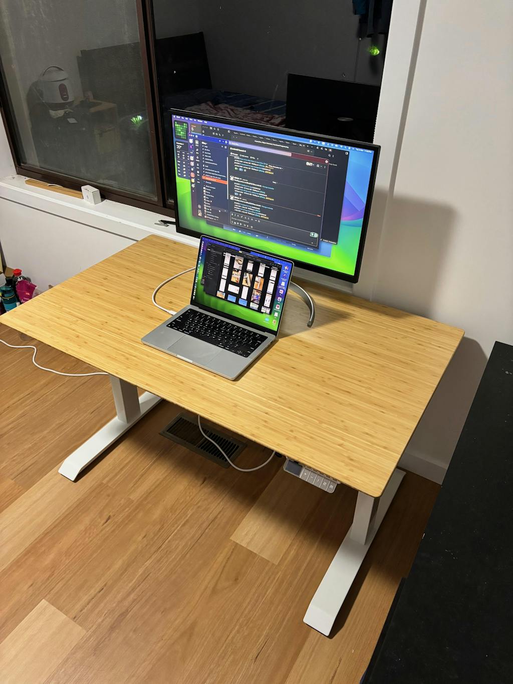 Stand Desk Essential - Bamboo - Stand Desk NZ