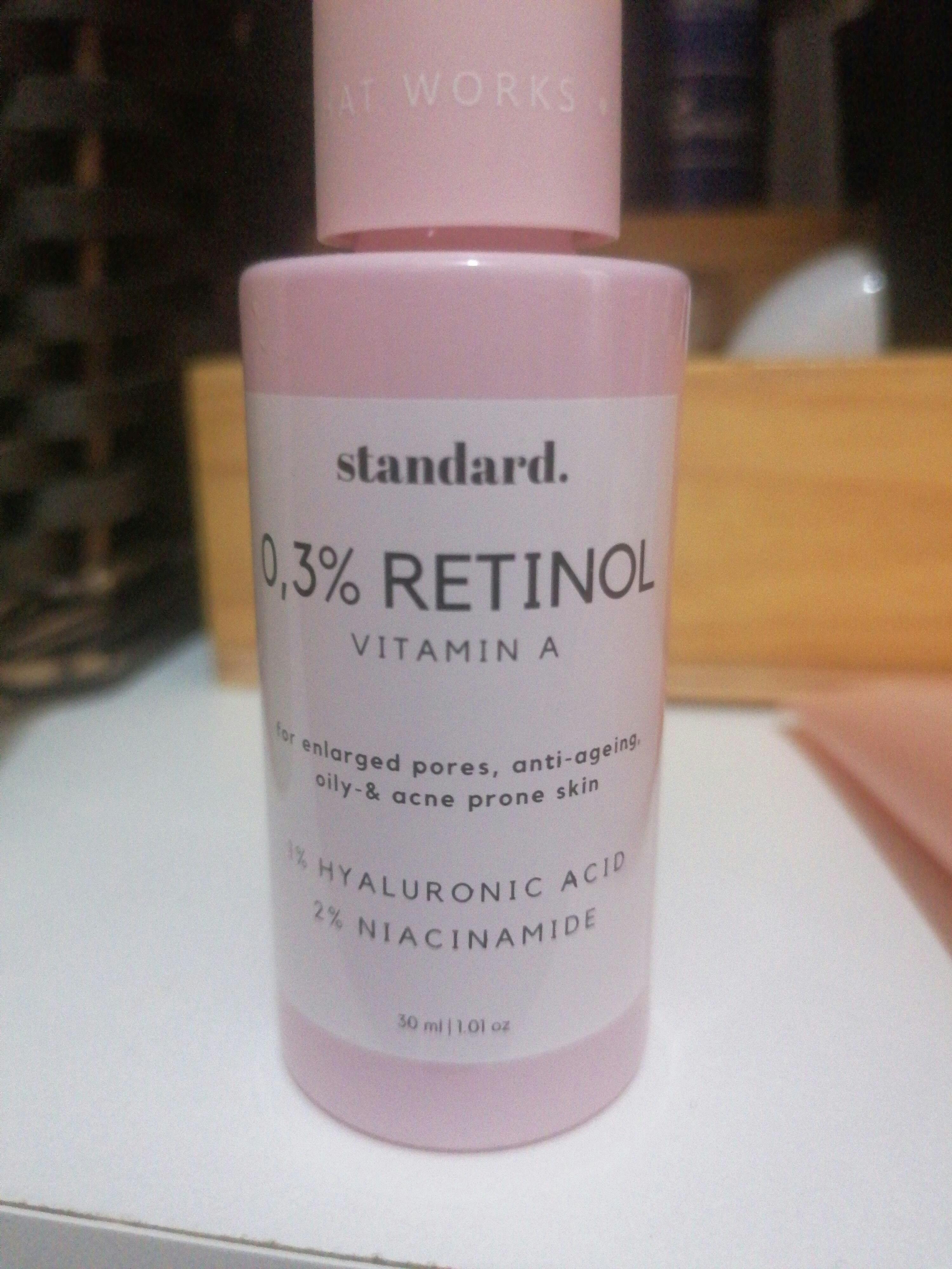 Anti-Aging Retinol 0,3% Serum for Smaller Pores | Standard Beauty ...