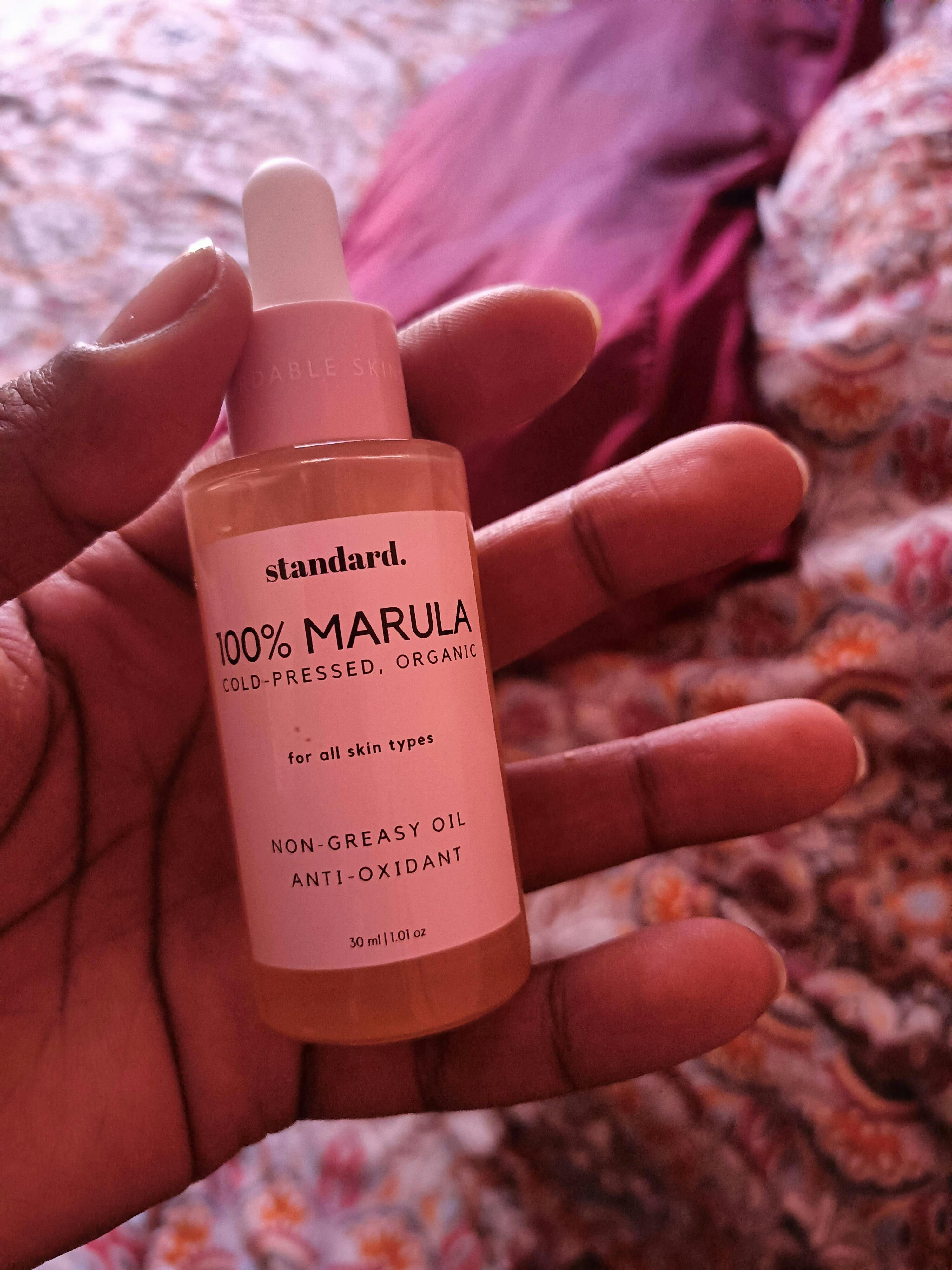 Organic Anti-Aging Marula Oil Serum for Glowing Skin | Standard Beauty ...