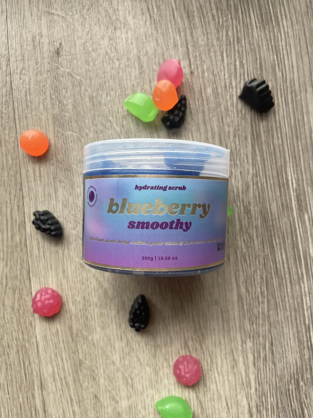 Blueberry Smooth-y Scrub with AHA Fruit Acids – Standard Skin & Beauty