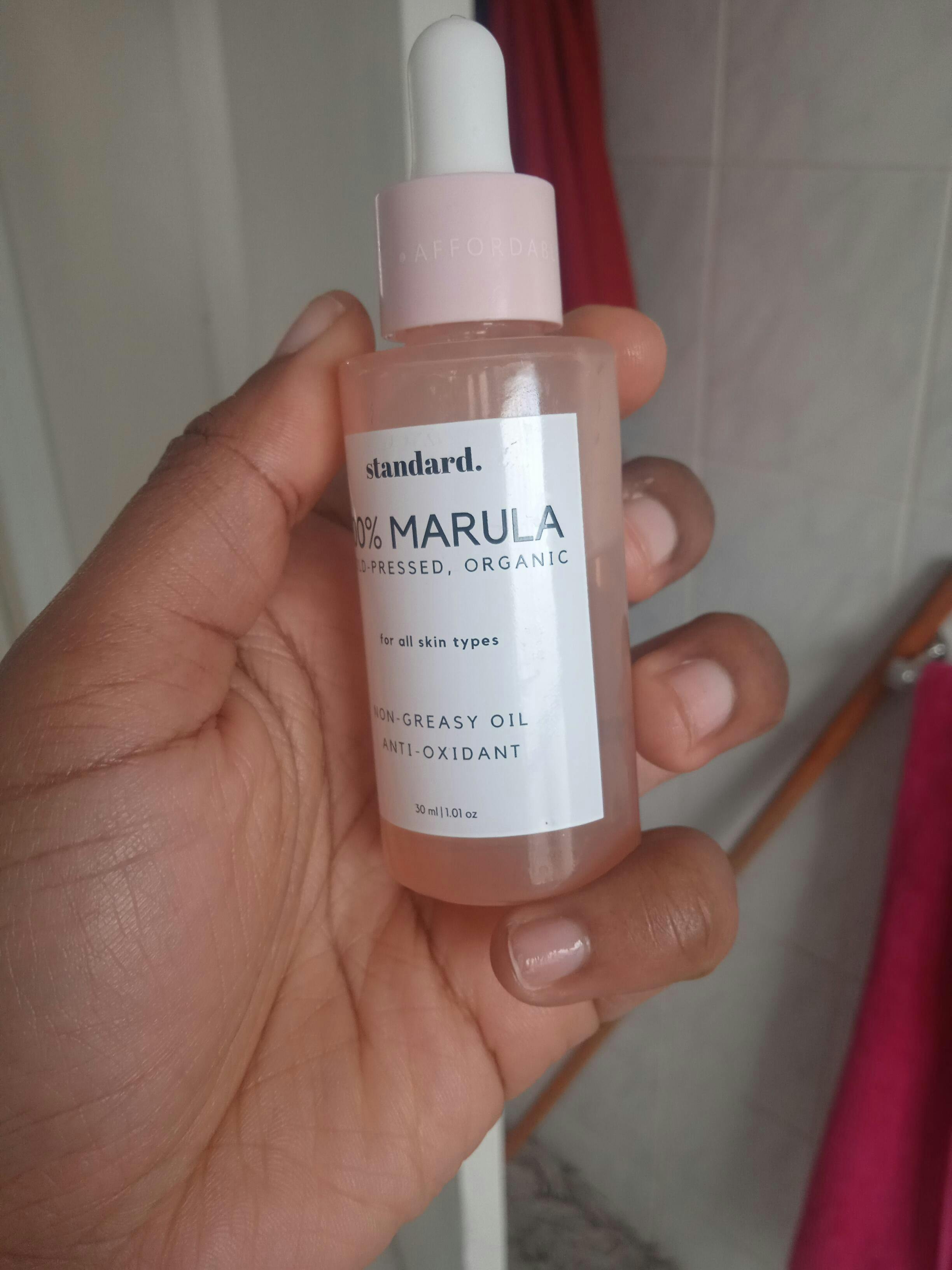 Organic Anti-Aging Marula Oil Serum for Glowing Skin | Standard Beauty ...