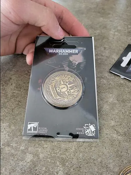 Warhammer 40K Collectible Coin Imperium of Man Terra Planetary Commemo ...