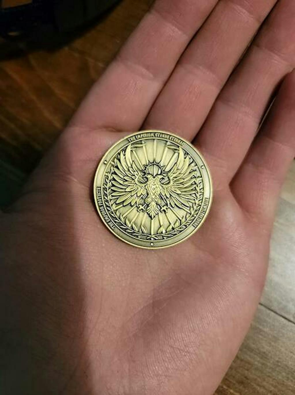Warhammer 40K Collectible Coin Imperium of Man Terra Planetary Commemo ...