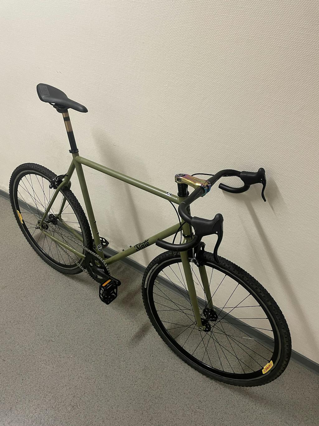 4130 Steel - Fixed Gear / Single-Speed - Frame Set - Matte Olive ...