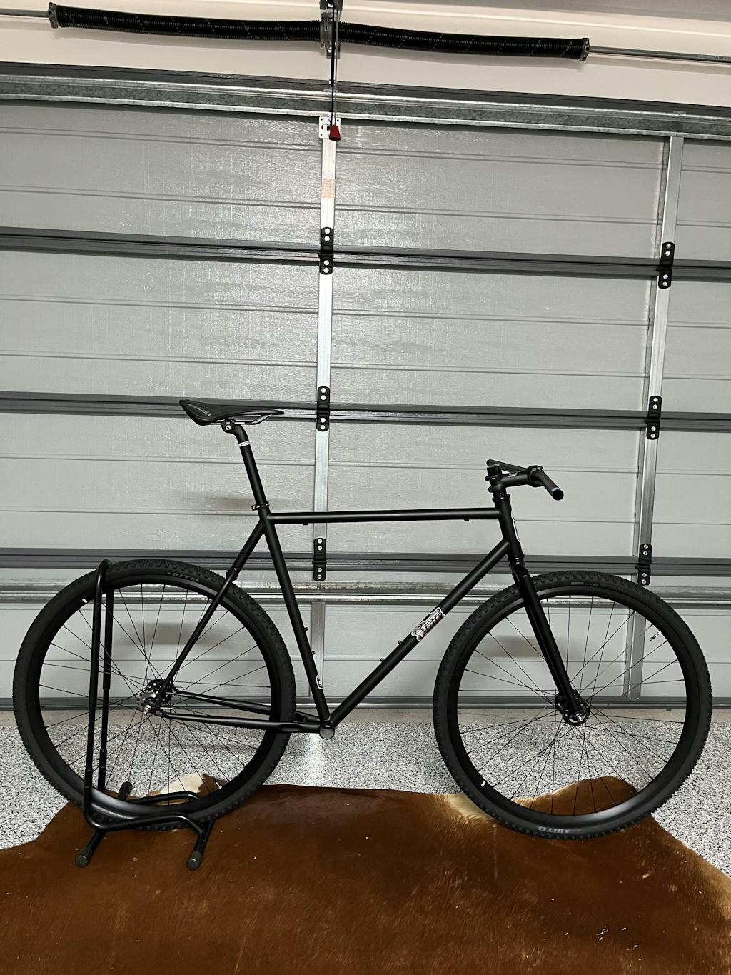 4130 Steel - Fixed Gear / Single-Speed - Frame Set - Matte Black / Mir ...