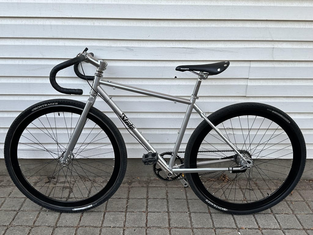 4130 Steel - Fixed Gear / Single-Speed - Frame Set - Satin Silver ...