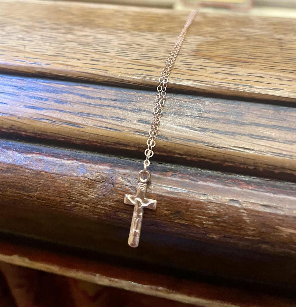 Mini Crucifix Necklace – Stella & Tide