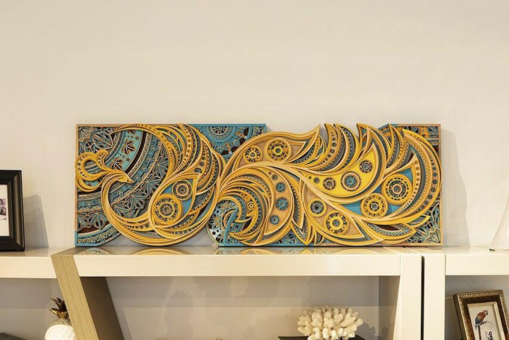 Phoenix Perch Wood Wall Artwork - STEREOWOOD