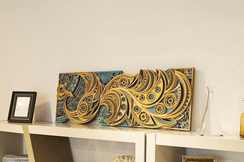 Phoenix Perch Wood Wall Artwork - STEREOWOOD