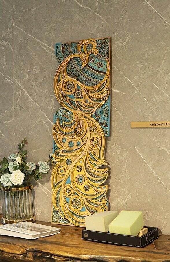 Phoenix Perch Wood Wall Artwork - STEREOWOOD