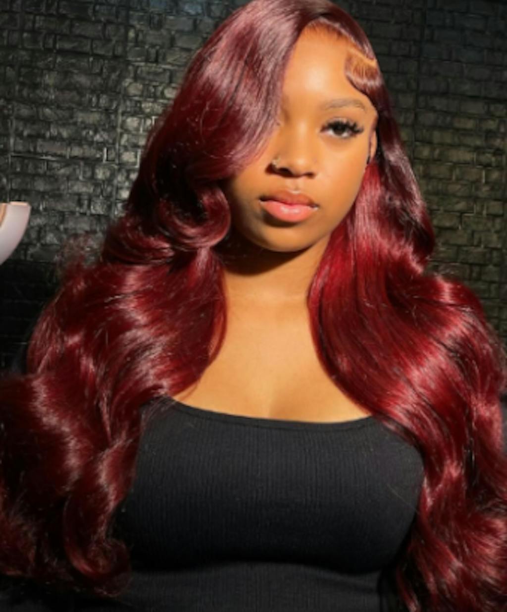 Affordable #99J Body Wave Wig Sterly Burgundy 13x6 Lace Front Human Ha ...