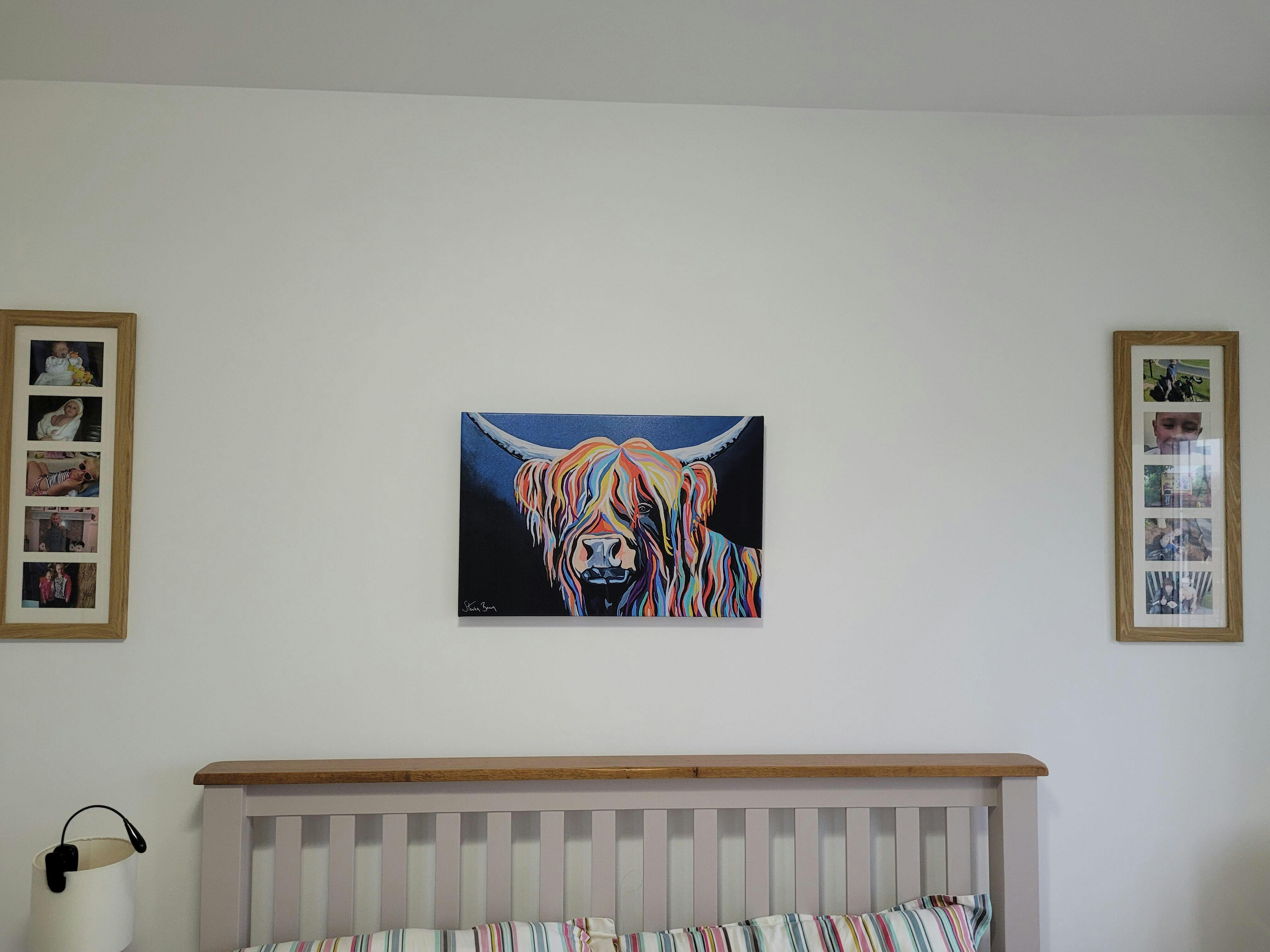 Harris McCoo Cow Painting Canvas | Steven Brown Art