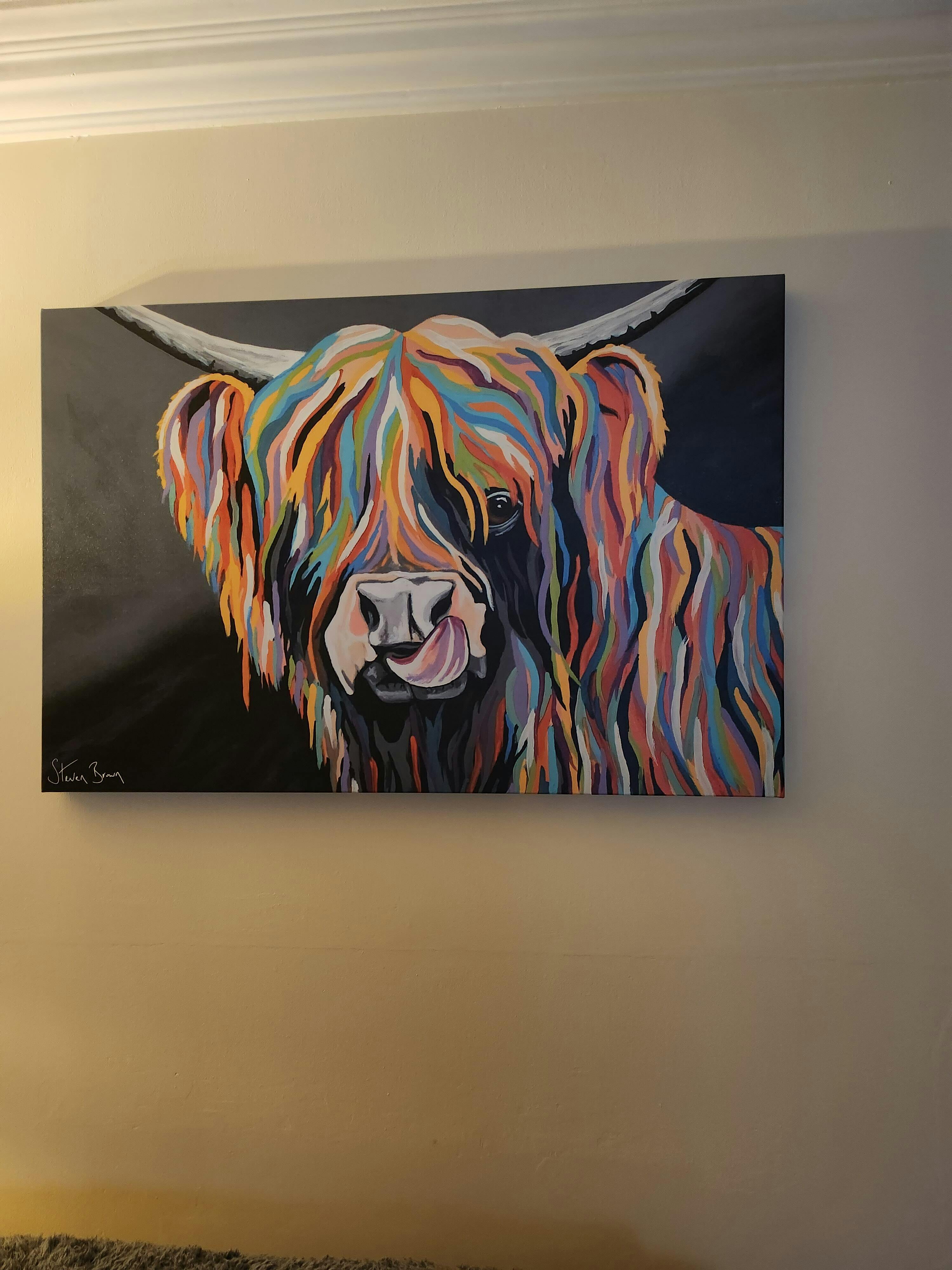 Highland Cow Canvas - Heather McCoo | Steven Brown Art