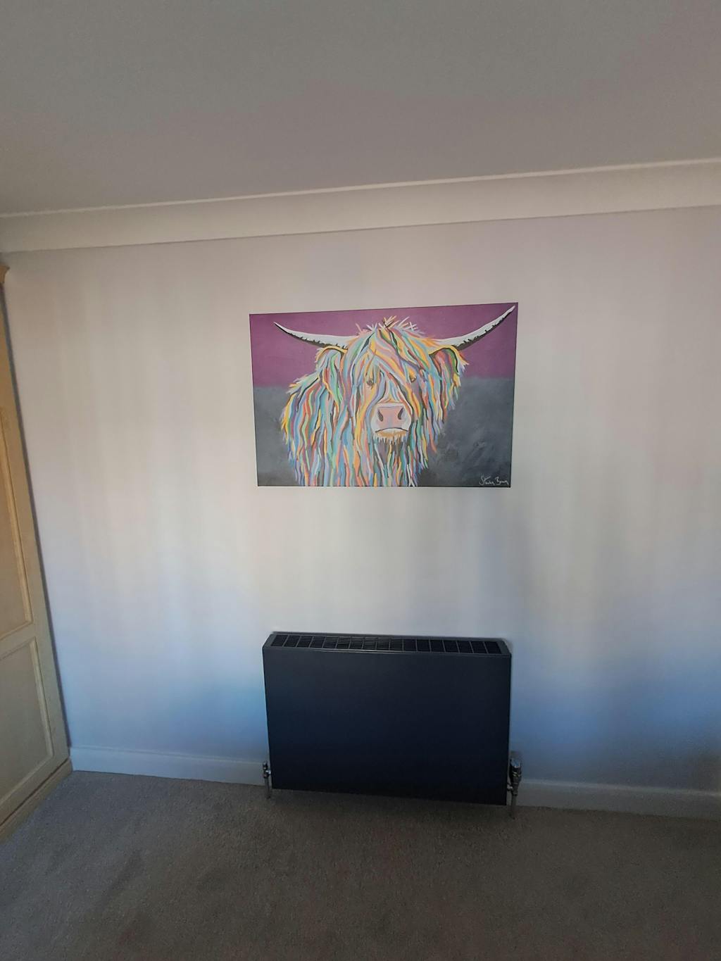 Highland Cow Art - Angus McCoo Canvas | Steven Brown Art