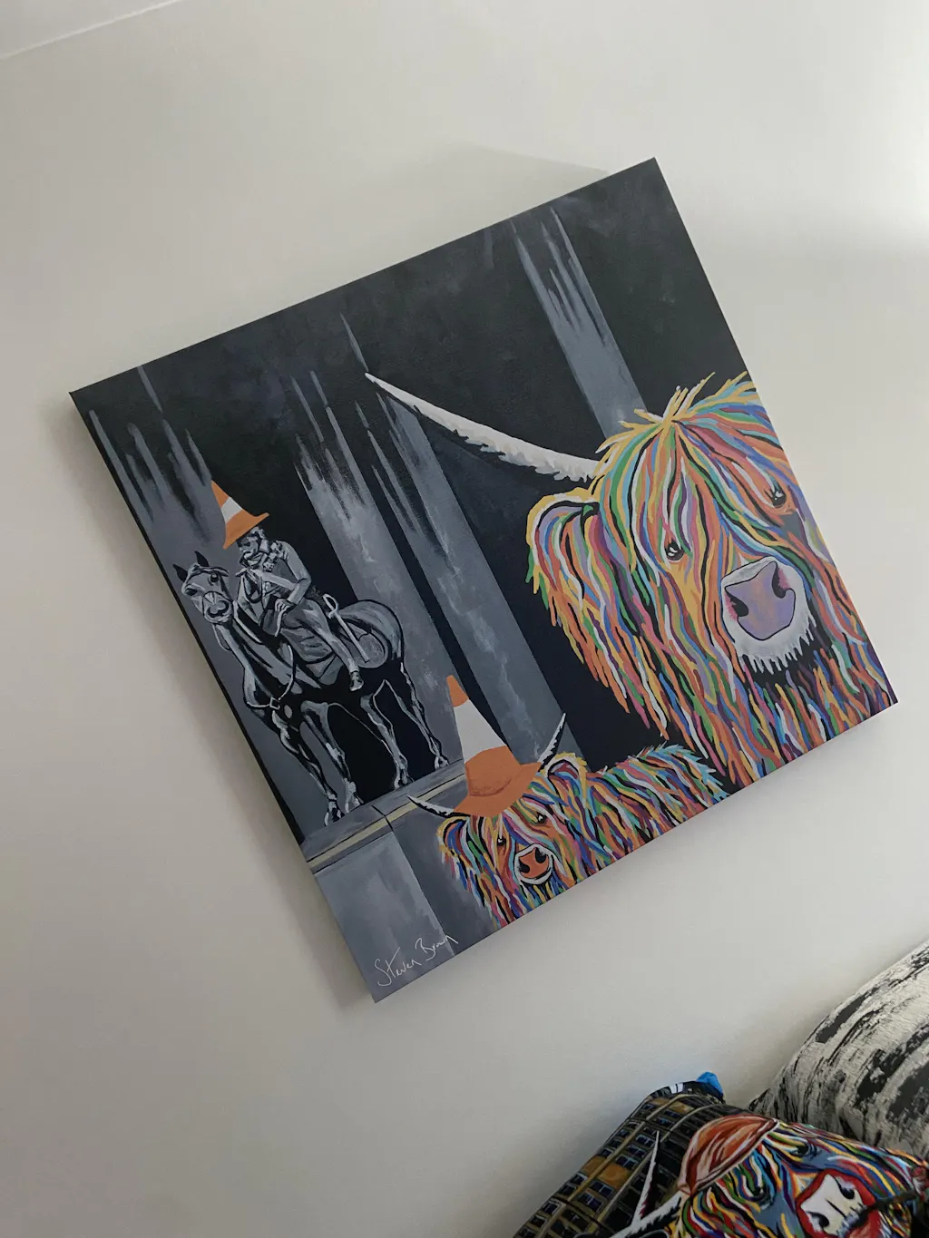 Geordie McCoo & The Wee Yin Wall Art | Steven Brown Art