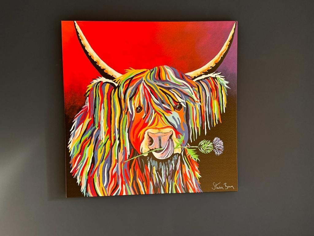 Highland Cow Canvas - Heather McCoo | Steven Brown Art