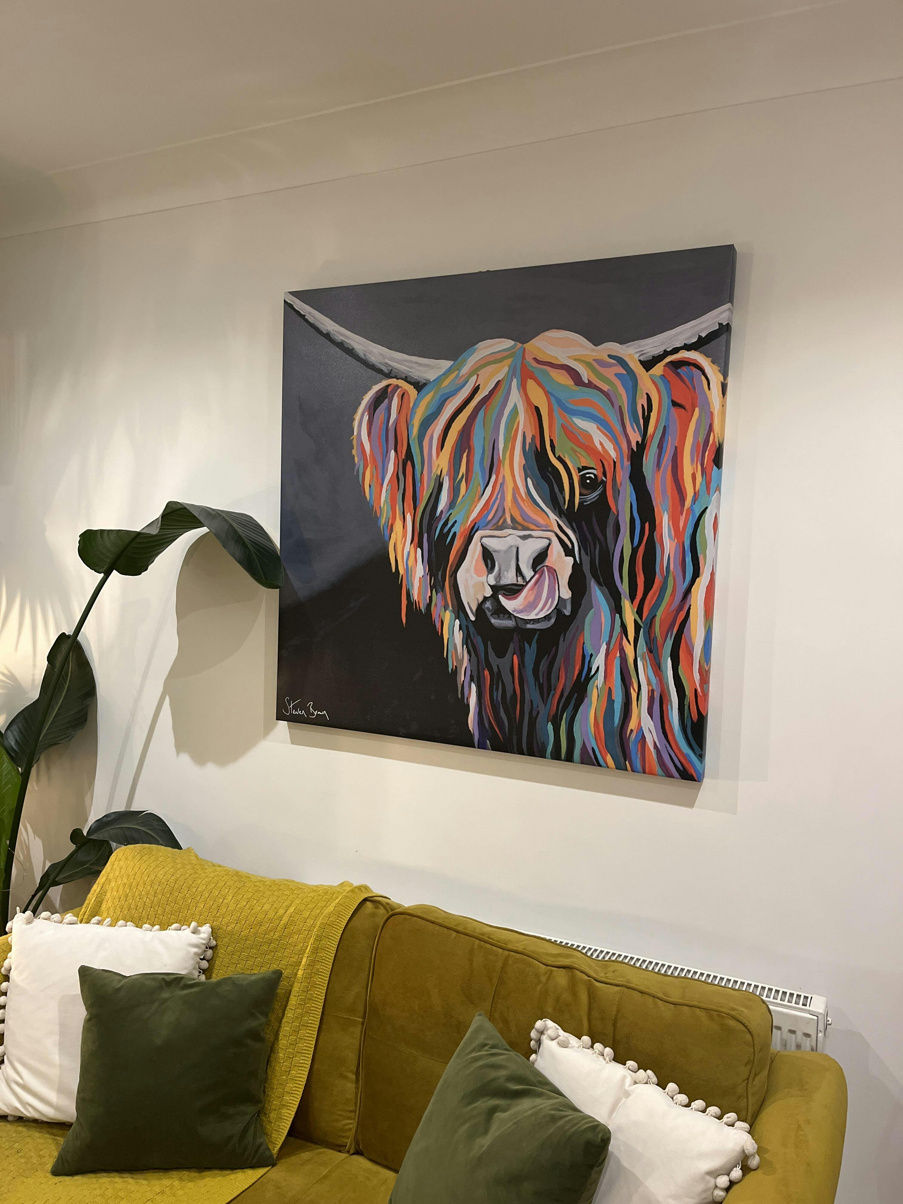 Highland Cow Canvas - Heather McCoo | Steven Brown Art