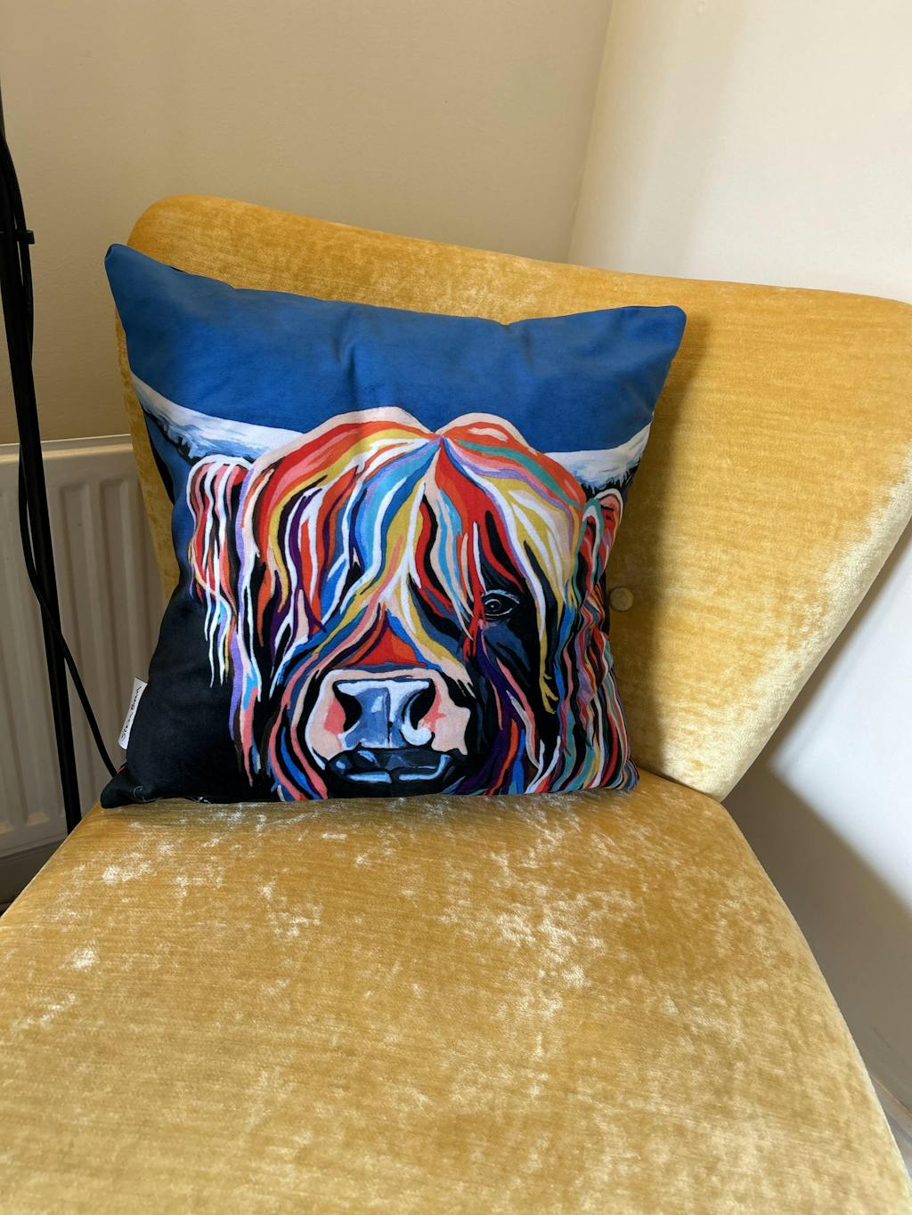 Harris McCoo - Highland Cow Cushions | Steven Brown Art