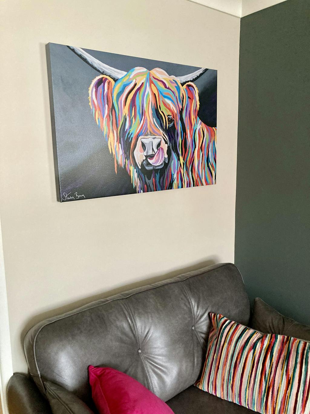 Highland Cow Canvas - Heather McCoo | Steven Brown Art