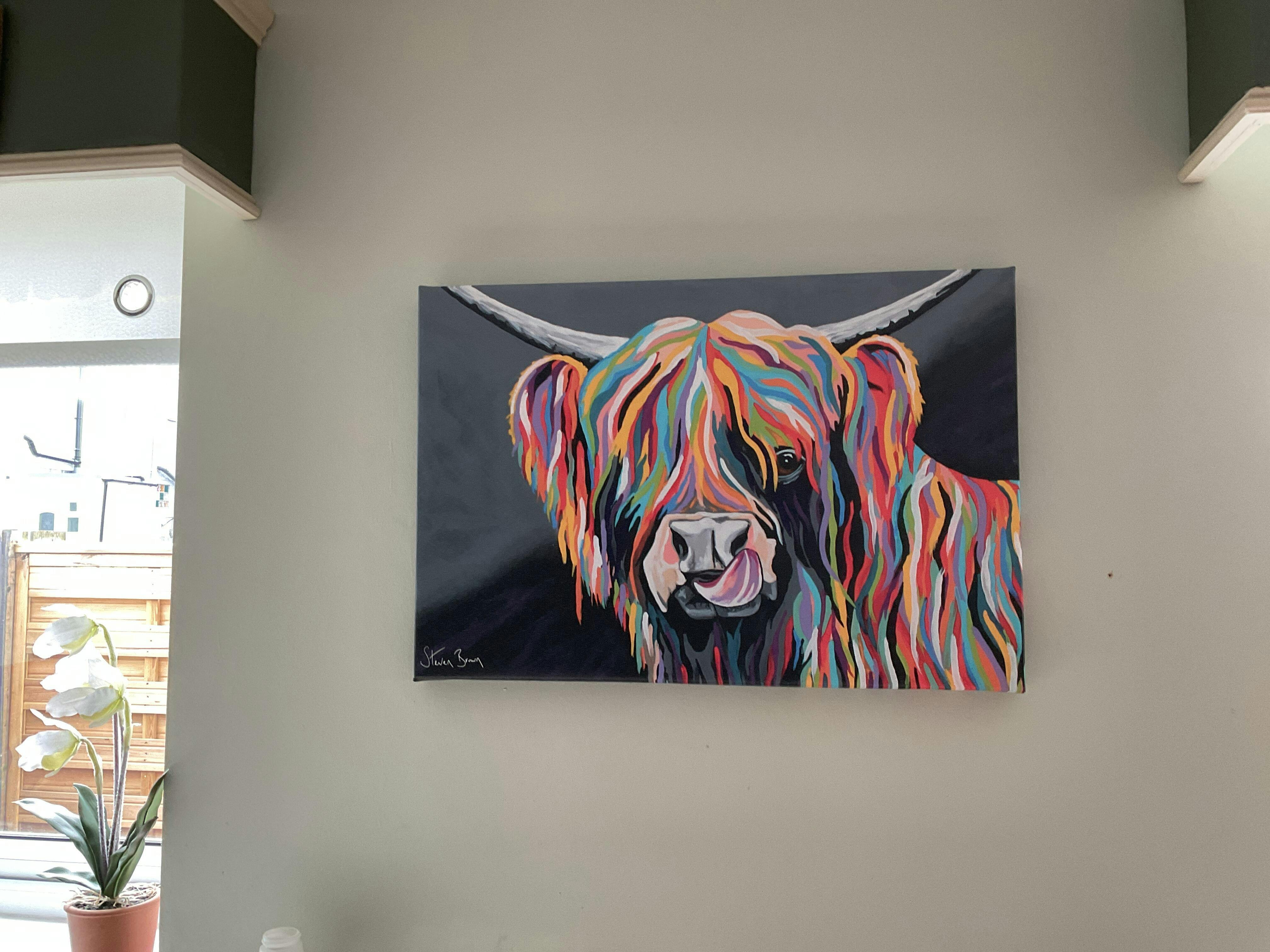 Highland Cow Canvas - Heather McCoo | Steven Brown Art
