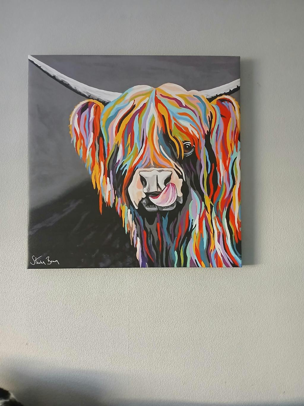 Highland Cow Canvas - Heather McCoo | Steven Brown Art
