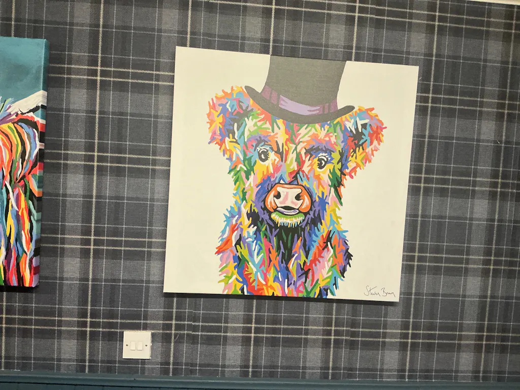Baby McCoo Colourful Cow Canvas Prints | Steven Brown Art